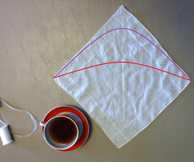 How to make a Head Covering from a Vintage Handkerchief: A Tutorial ...