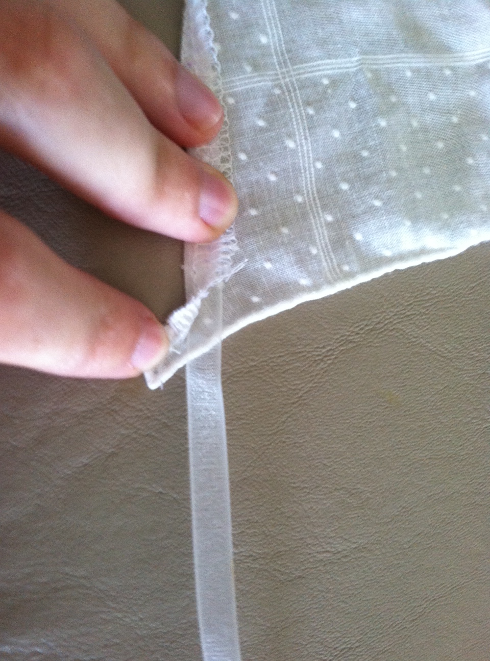 How to make a Head Covering from a Vintage Handkerchief: A Tutorial ...